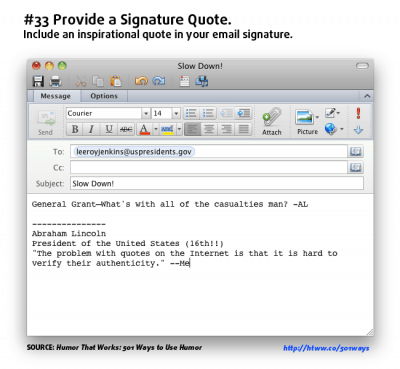 Stand Out In The Inbox With These Funny Email Signatures (Examples ...